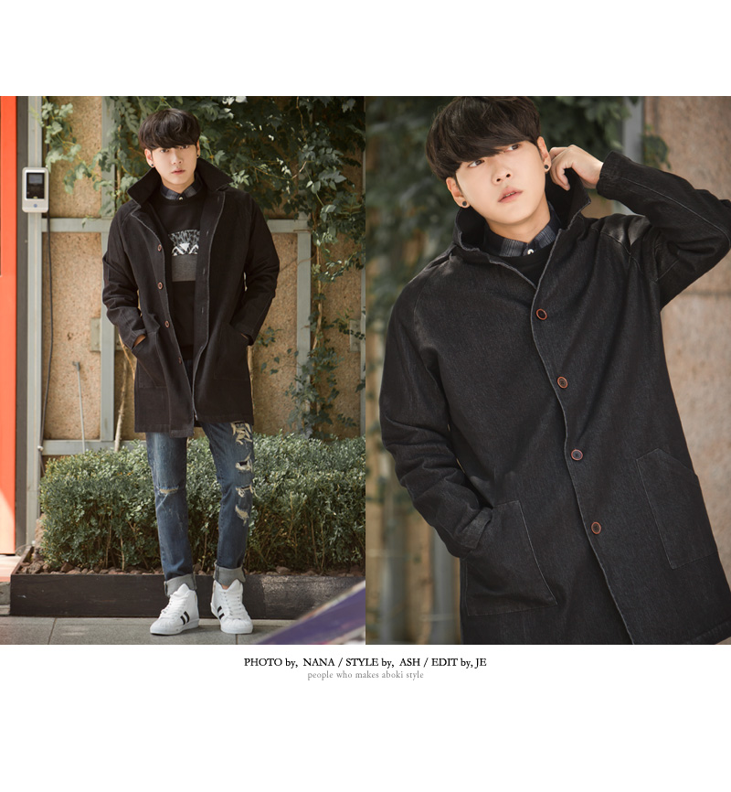 ABOKI - Denimw Ashed Jacket | YesStyle