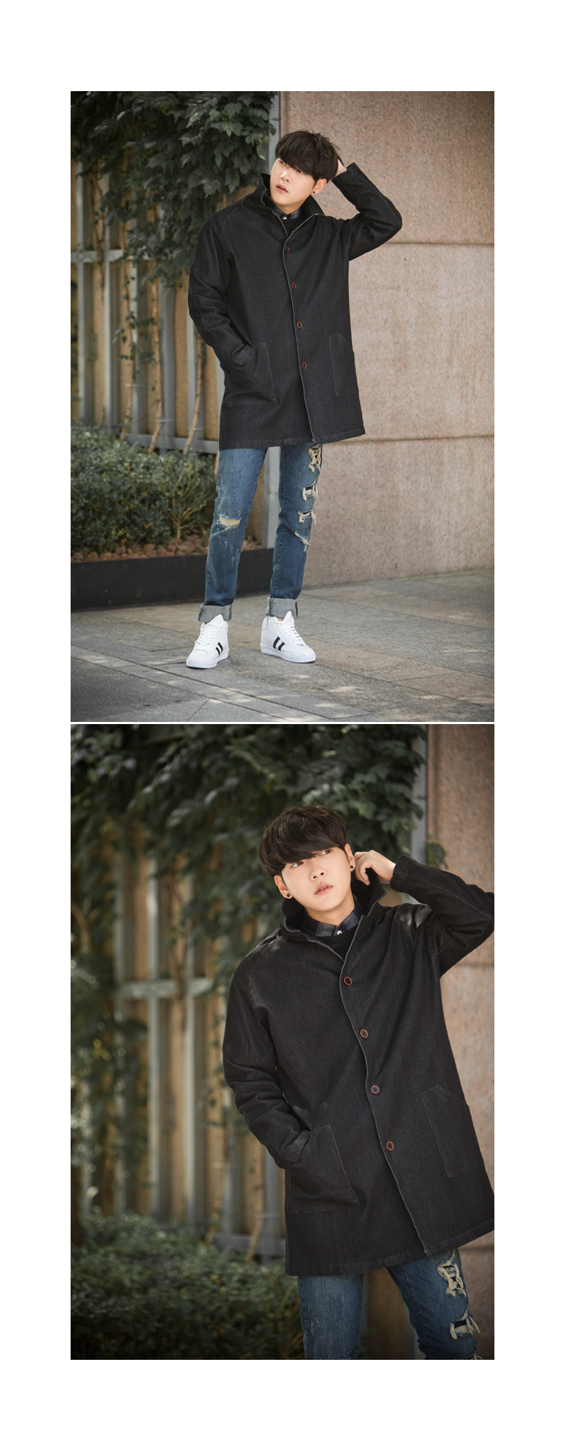 ABOKI - Denimw Ashed Jacket | YesStyle