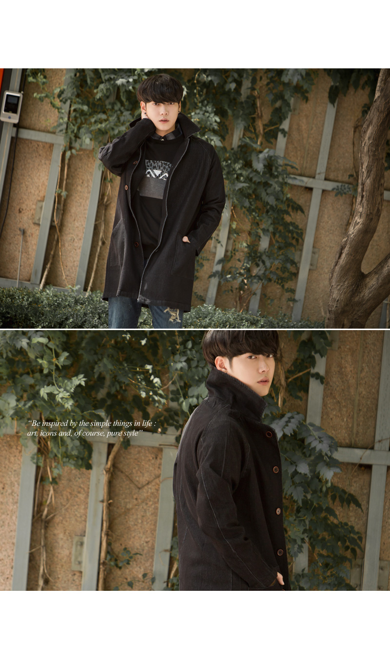 ABOKI - Denimw Ashed Jacket | YesStyle